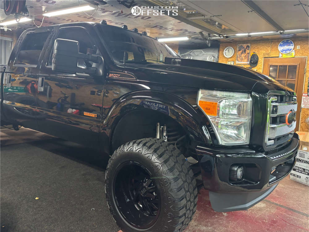 2007 Ford F-350 Super Duty with 20x12 -44 Hardrock Crusher H704 and 35/12.5R20 RBP Repulsor Xt ...