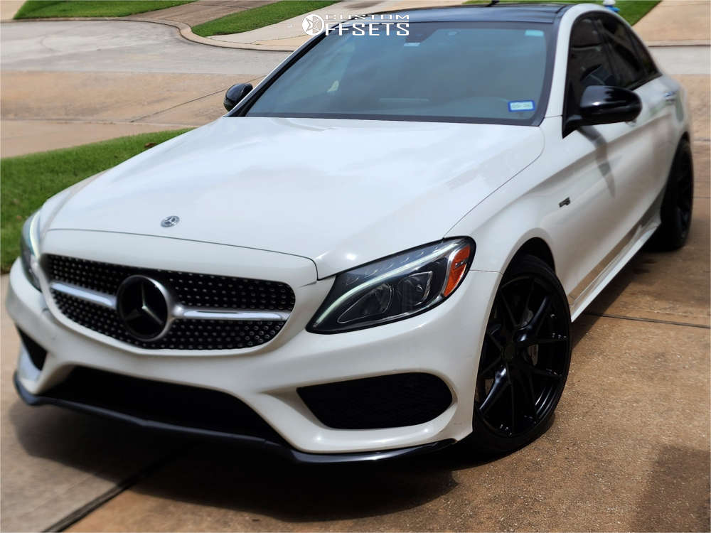 2018 Mercedes-Benz C43 AMG with 19x8.5 35 Aodhan Aff7 and 225/40R19 ...