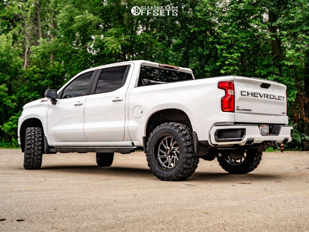 2019 Chevrolet Silverado 1500 with 20x10 -25 ARKON OFF-ROAD Kennedy and ...