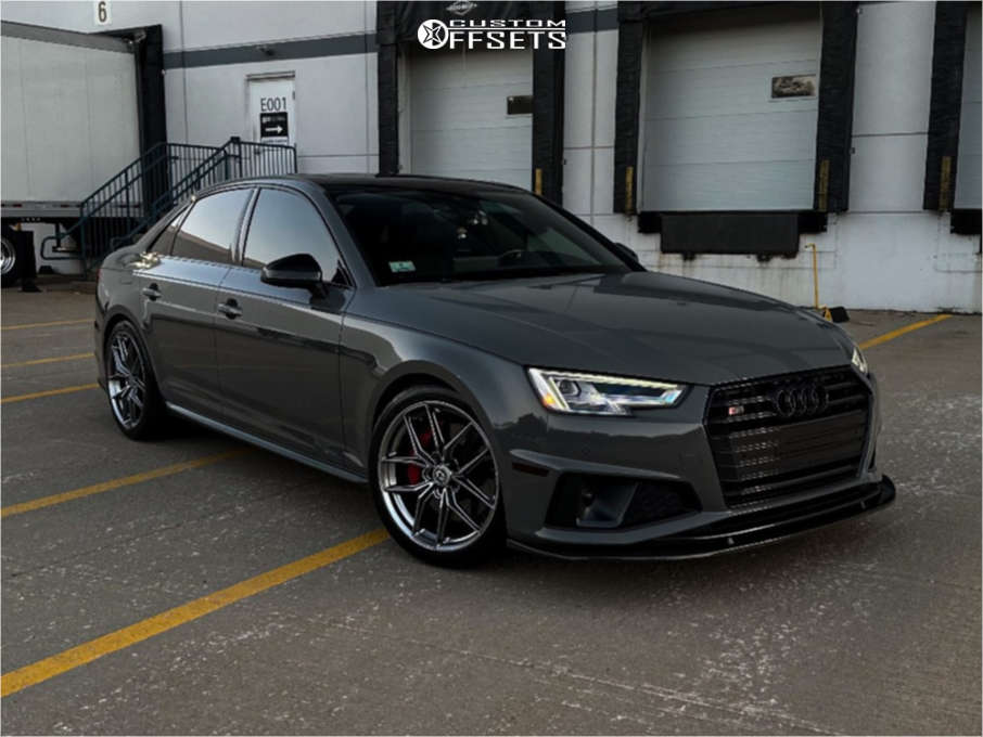 2019 Audi S4 with 19x9.5 45 HRE FlowForm Ff21 and 265/35R19 Michelin ...
