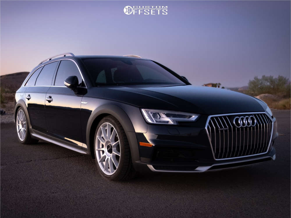 2018 Audi A4 Allroad with 19x8.5 35 Rotiform Dtm and 255/35R19 Continental ExtremeContact DWS06 ...