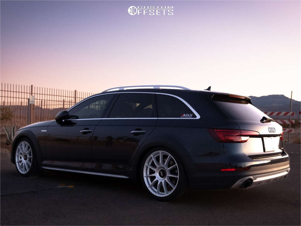 2018 Audi A4 Allroad with 19x8.5 35 Rotiform Dtm and 255/35R19 ...