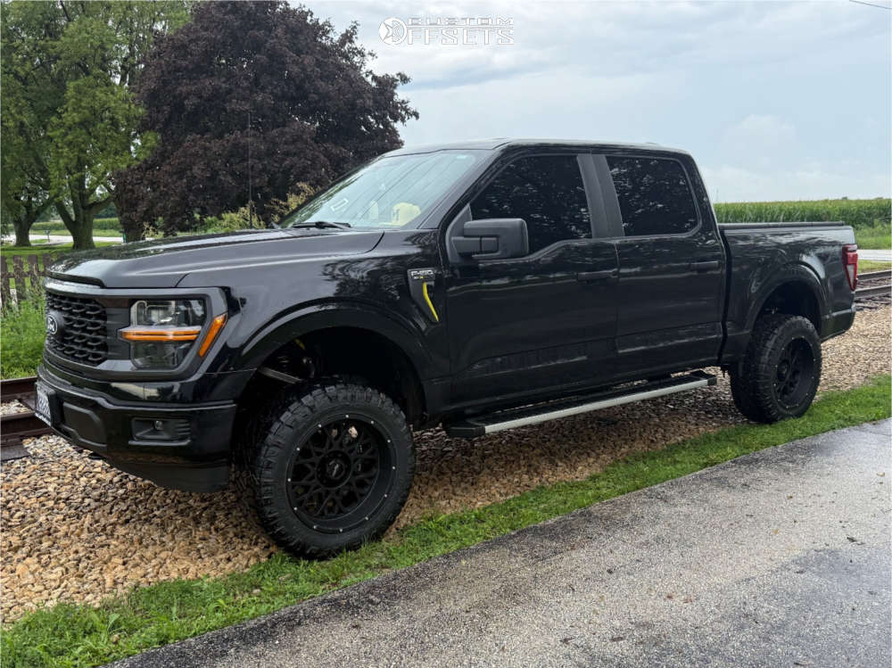 2024 Ford F-150 with 20x10 -25 Vision Rocker and 33/11.5R20 Nitto Ridge ...