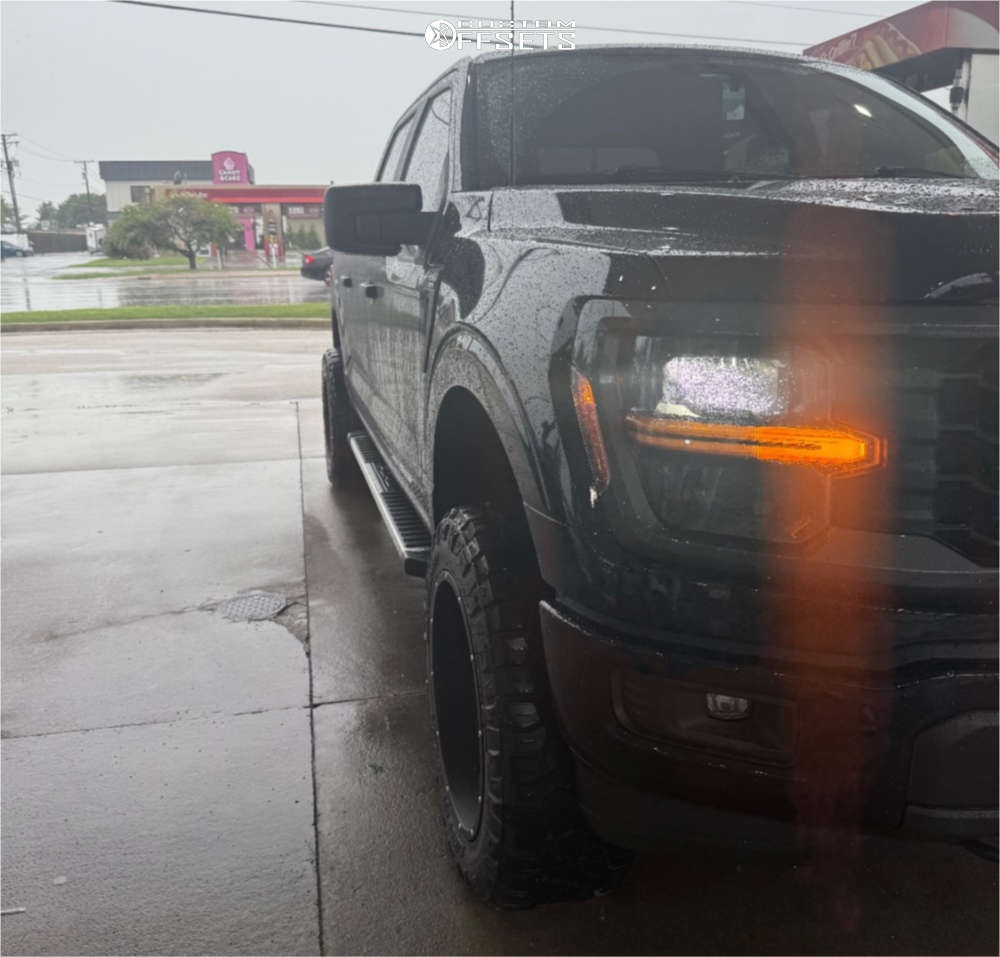 2024 Ford F-150 with 20x10 -25 Vision Rocker and 33/11.5R20 Nitto Ridge ...