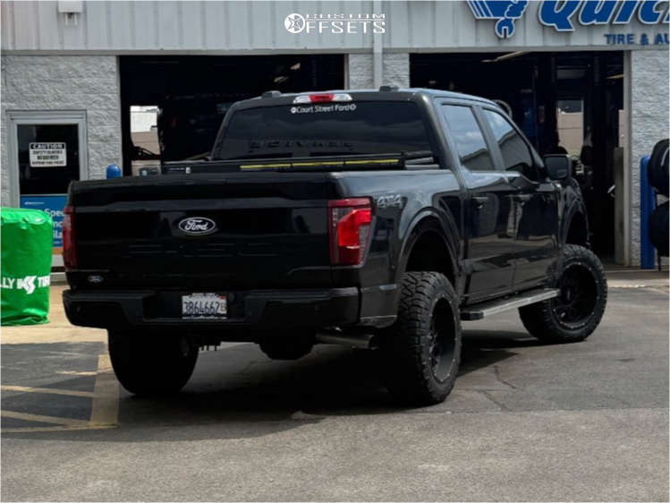 2024 Ford F-150 with 20x10 -25 Vision Rocker and 33/11.5R20 Nitto Ridge ...