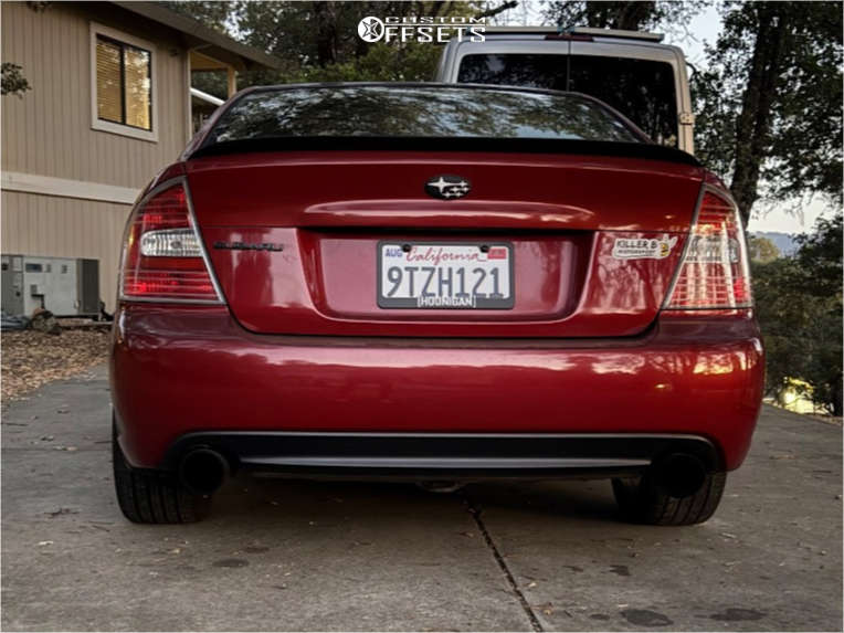 2006 Subaru Legacy with 17x8 35 Vors Tr4 and 235/45R17 Milestar Ms932 ...
