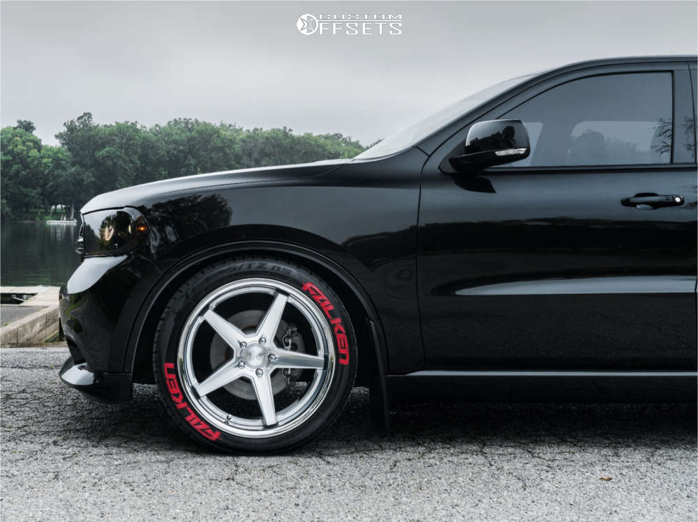 2013 Dodge Durango with 22x10.5 28 Ferrada Fr3 and 285/40R22 Falken ...
