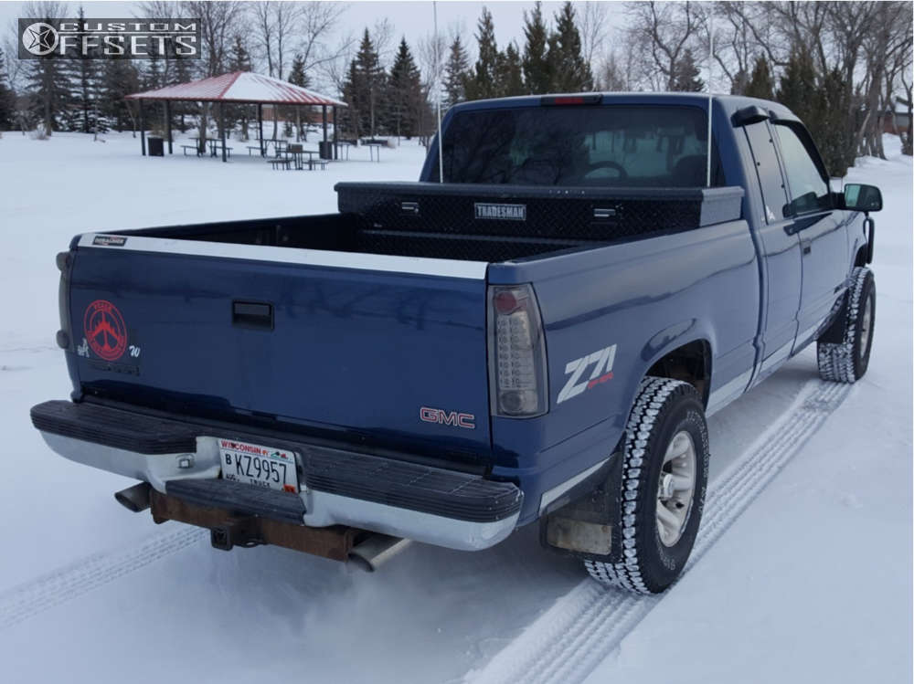 1998 GMC K1500 with 15x8 -19 American Racing Atlas and 265/75R15 ...