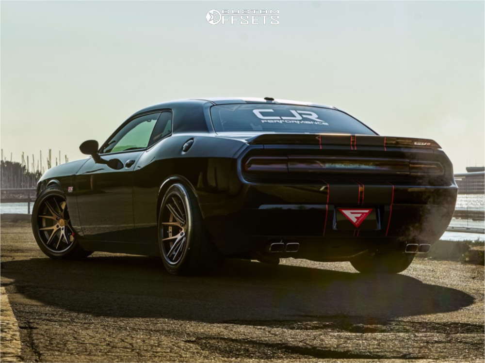 2016 Dodge Challenger with 20x9 15 Ferrada Fr2 and 245/35R20 Nitto ...
