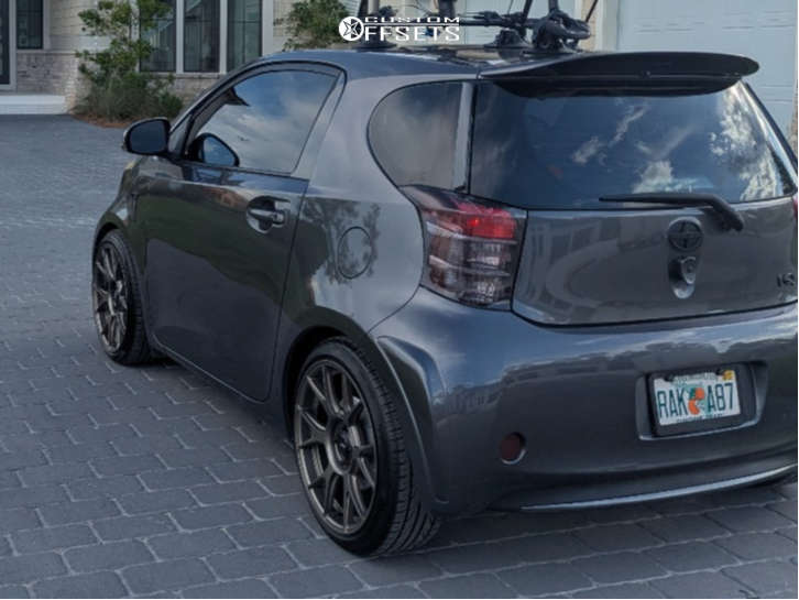 2012 Scion IQ with 17x8 45 Konig Ampliform and 205/40R17 Lexani Lxuhp ...