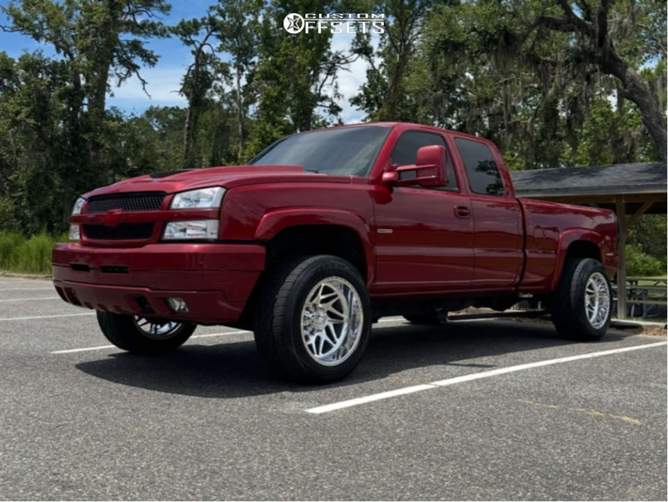 2004 Chevrolet Silverado 2500 HD with 20x12 -55 American Force Genesis ...