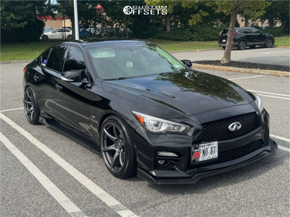 2016 INFINITI Q50 with 19x10.5 22 Kansei Tandem and 265/35R19 Lexani Lx ...