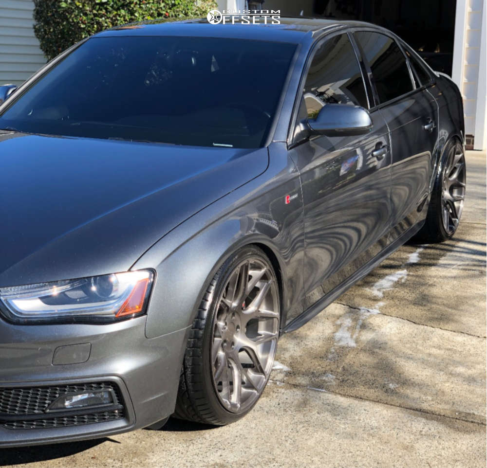 2016 Audi S4 with 20x10 35 Avant Garde M590 and 255/30R20 Hankook ...