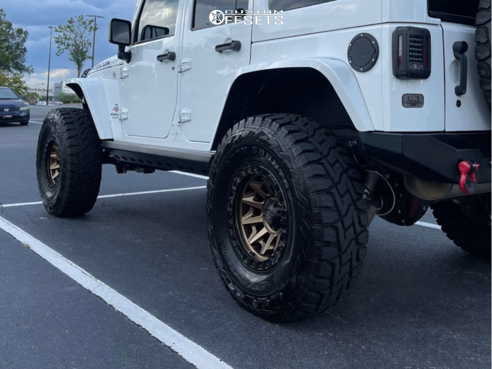 2017 Jeep Wrangler with 17x9 -12 Fuel Covert and 37/12R17 Toyo Tires ...