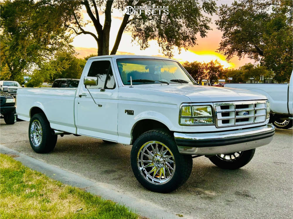 1996 Ford F-150 with 20x10 -25 TIS 547c and 275/55R20 Kanati Navpoint ...