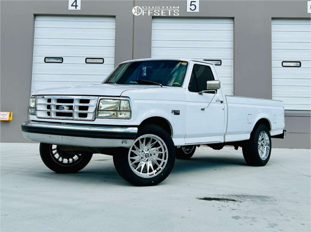1996 Ford F-150 with 20x10 -25 TIS 547c and 275/55R20 Kanati Navpoint ...