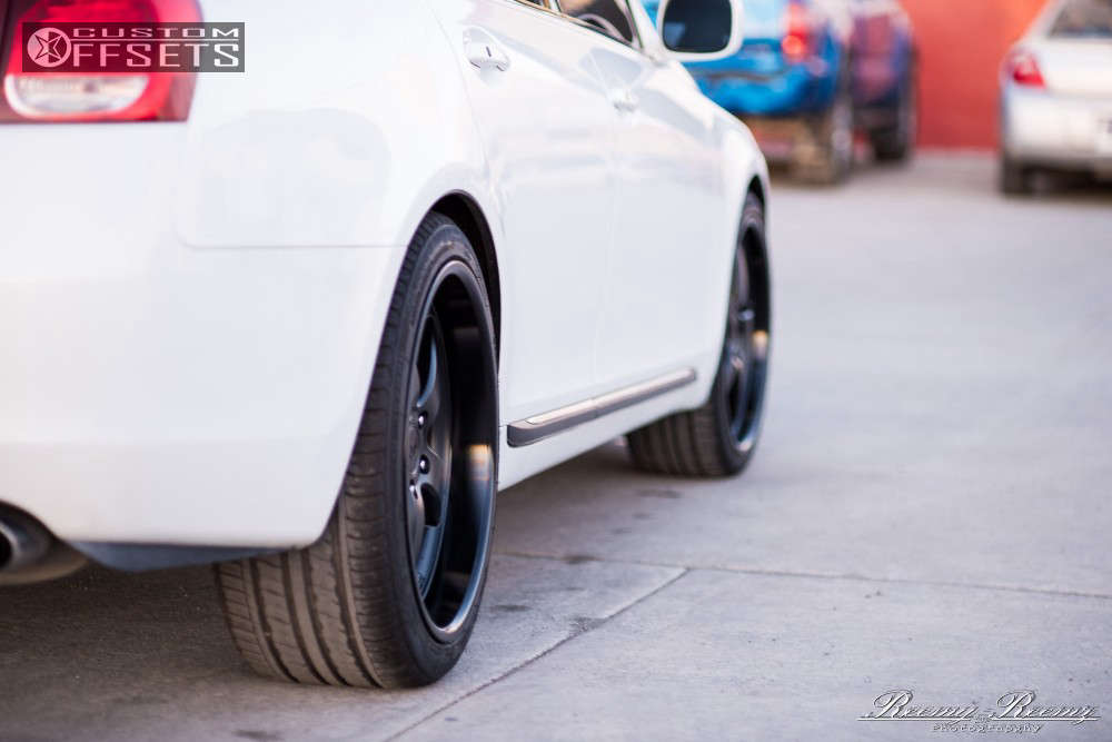 2007 Lexus GS350 with 20x8.5 35 Niche Pantano and 245/35R20 Royal Black ...