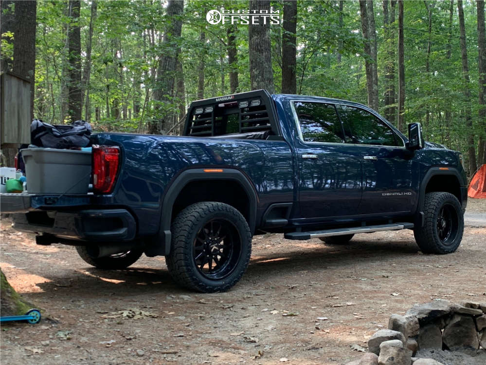 2021 GMC Sierra 2500 HD with 22x10 -24 KG1 Forged Clockwork and 35/12 ...