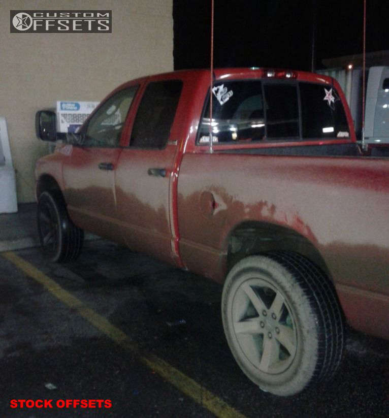 2002 Dodge Ram 1500 with 20x9.5 19 OEM Wheels Spaced Out Stockers and ...