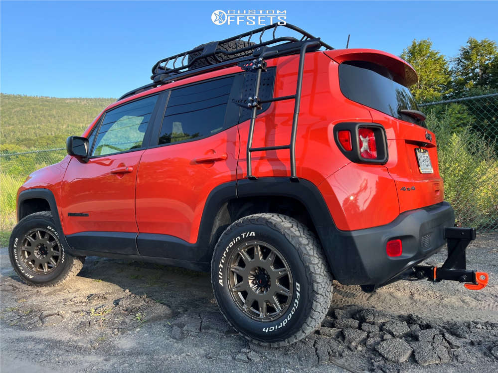 2021 Jeep Renegade with 16x7 30 DX4 X-trail and 225/70R16 BFGoodrich ...