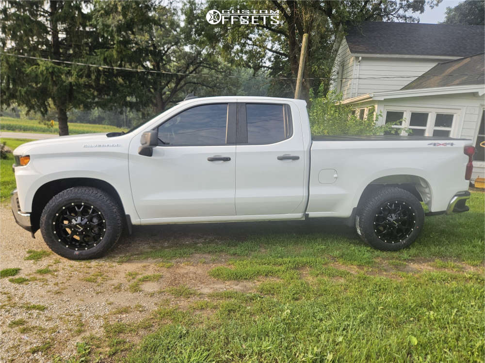 2022 Chevrolet Silverado 1500 with 20x9 18 Mayhem Warrior and 275/60R20 ...