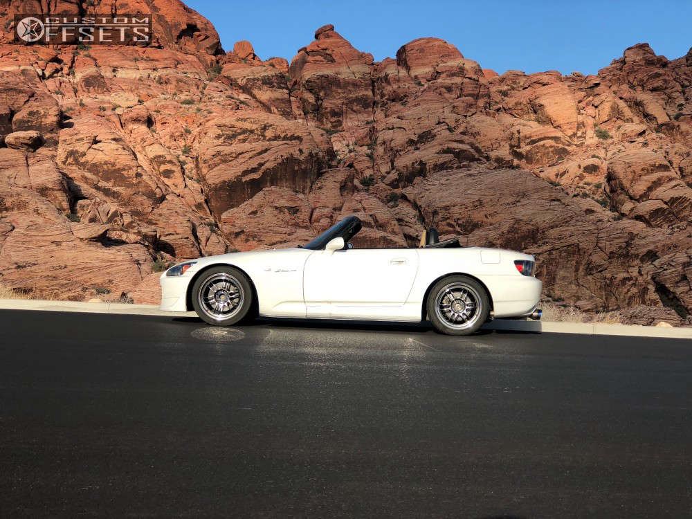 2005 Honda S2000 with 17x8 35 Enkei RPF1 and 225/45R17 Federal 595 Rs-r ...