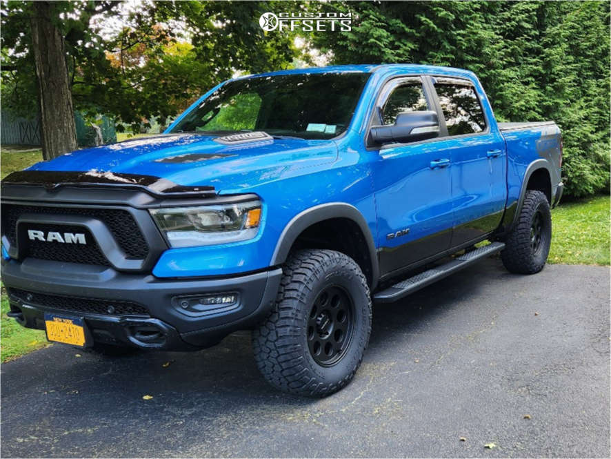 2020 Ram 1500 with 18x9 -12 Vision Midway and 35/12.5R18 Cooper ...