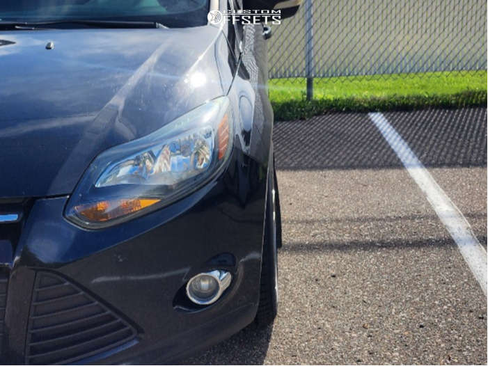 2014 Ford Focus with 18x8.5 42 Konig Heliogram and 235/45R18 ...