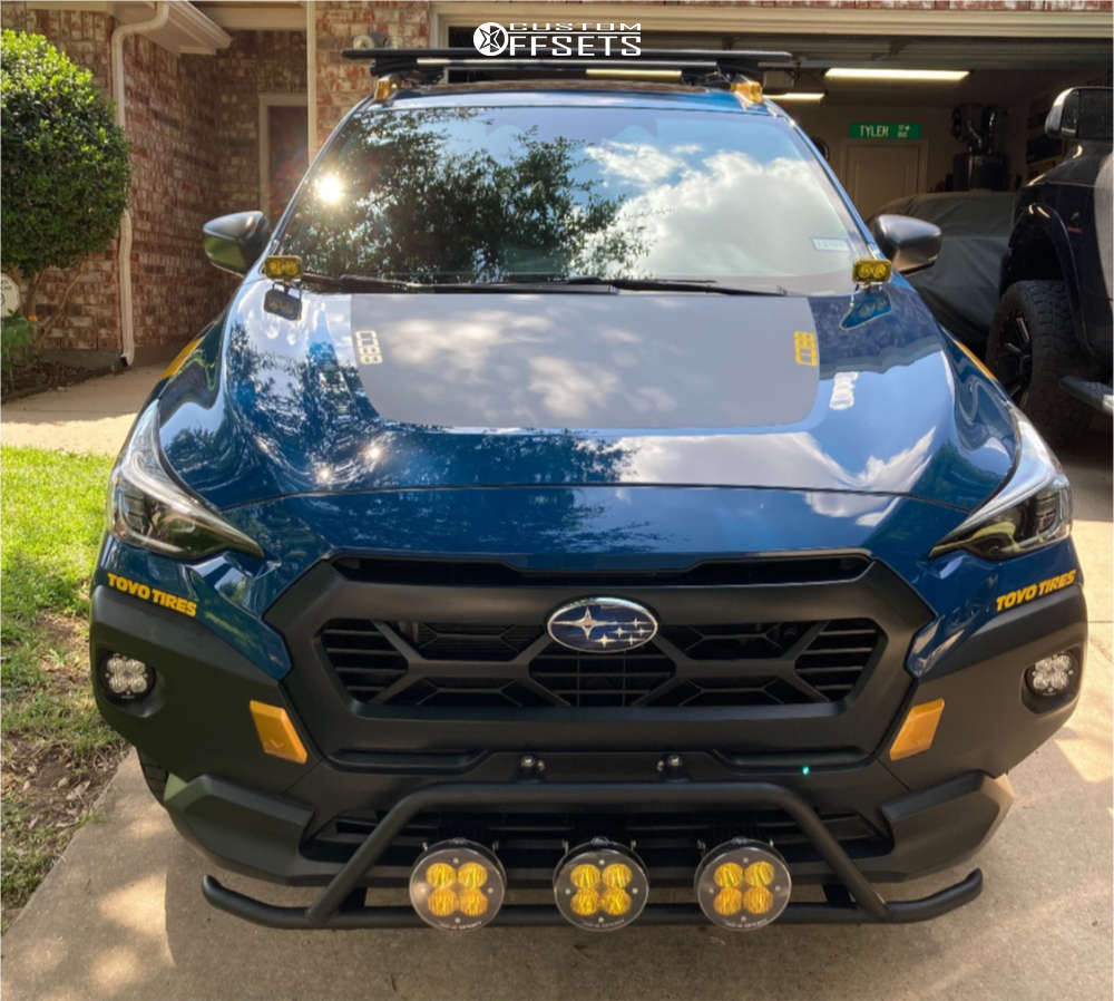 2024 Subaru Crosstrek with 17x8 38 DX4 Pocket and 225/65R17 Toyo Tires ...