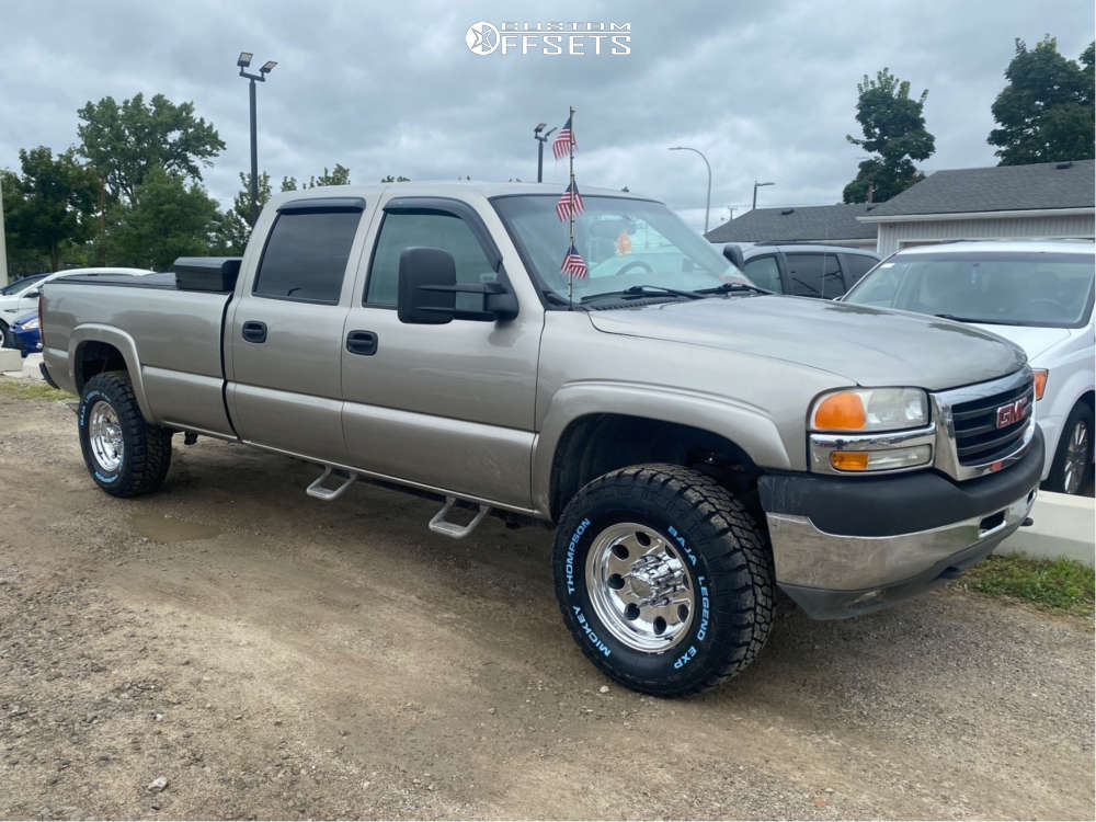 2001 GMC Sierra 2500 HD with 17x9 -12 Pacer Lt and 295/70R17 Mickey ...