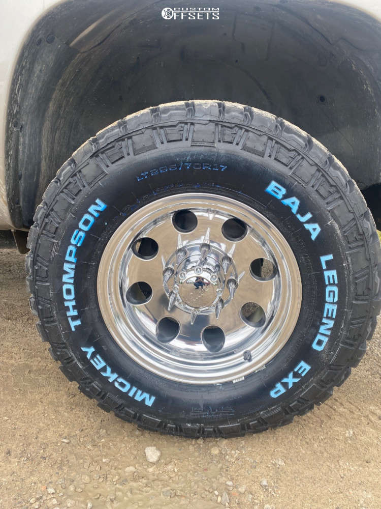 2001 GMC Sierra 2500 HD with 17x9 -12 Pacer Lt and 295/70R17 Mickey ...