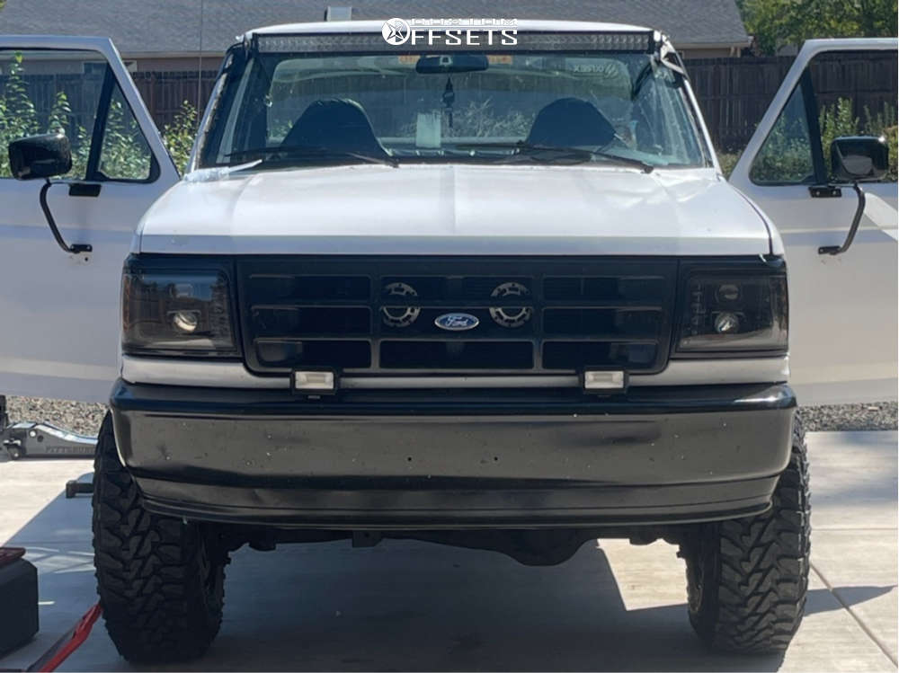 1995 Ford F-150 with 16x10 -44 Full Throttle Ft-5092 and 285/75R16 ...