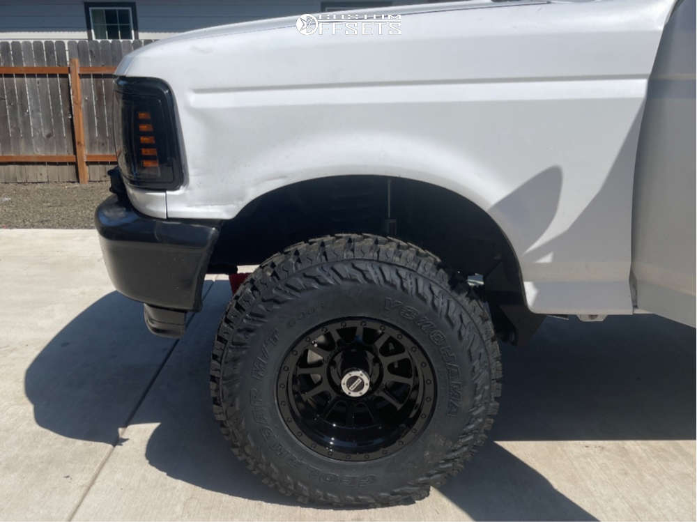 1995 Ford F-150 with 16x10 -44 Full Throttle Ft-5092 and 285/75R16 ...