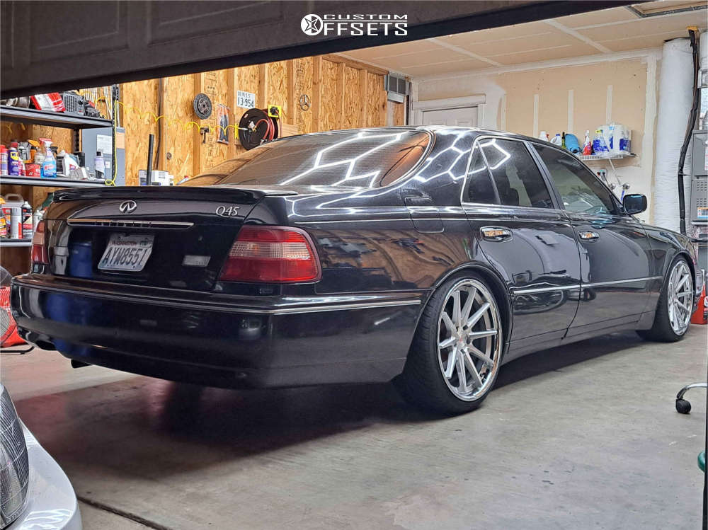 1999 INFINITI Q45 with 19x9.5 20 Ferrada Fr4 and 235/35R19 Venom Power ...