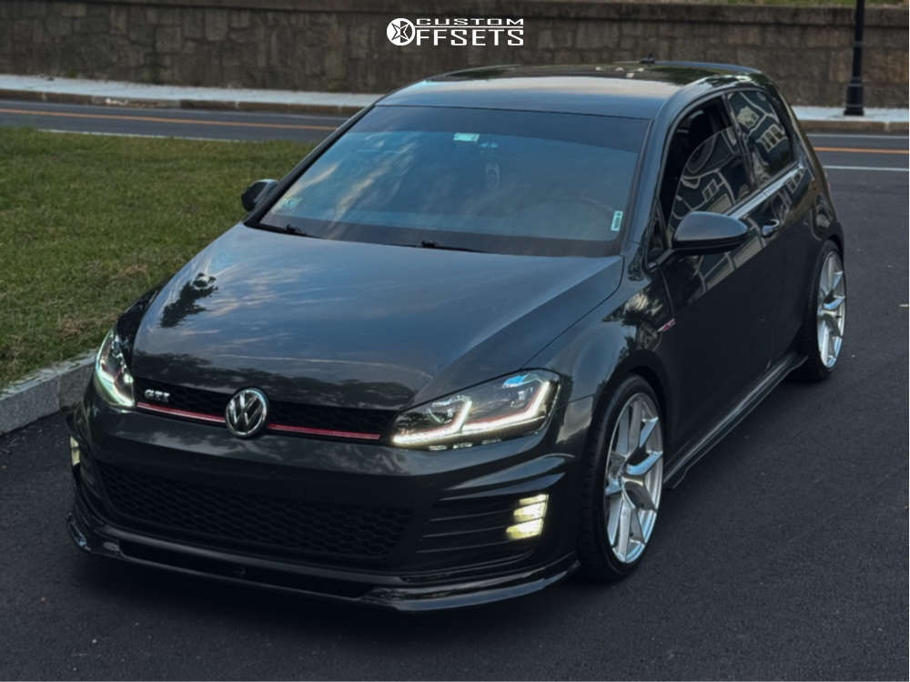 2017 Volkswagen GTI with 19x8.5 35 Aodhan Aff7 and 235/35R19 ...