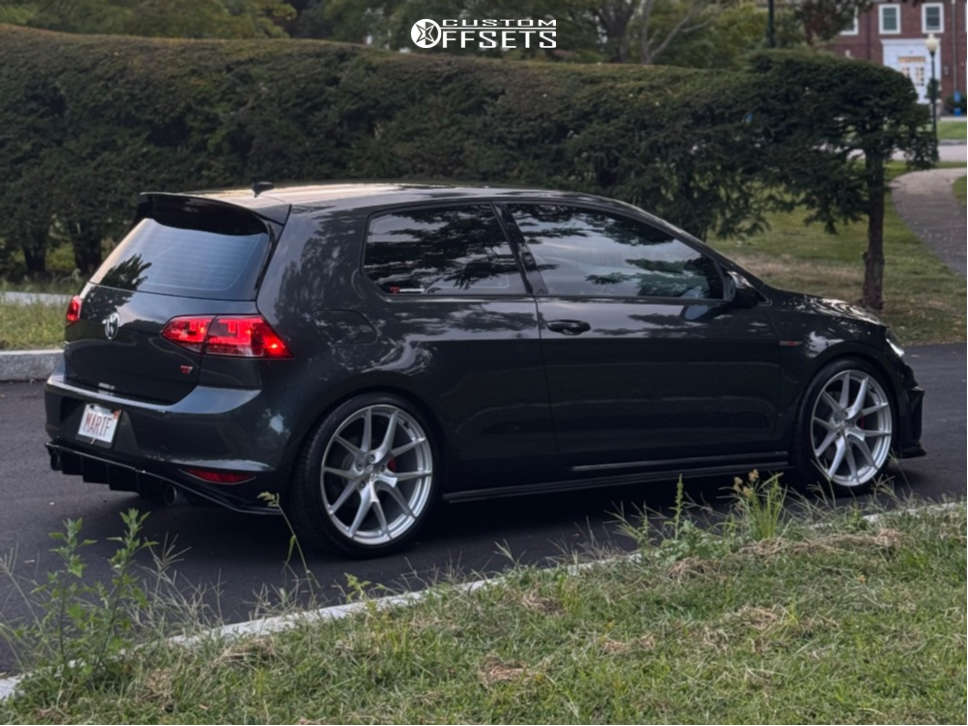 2017 Volkswagen GTI with 19x8.5 35 Aodhan Aff7 and 235/35R19 ...