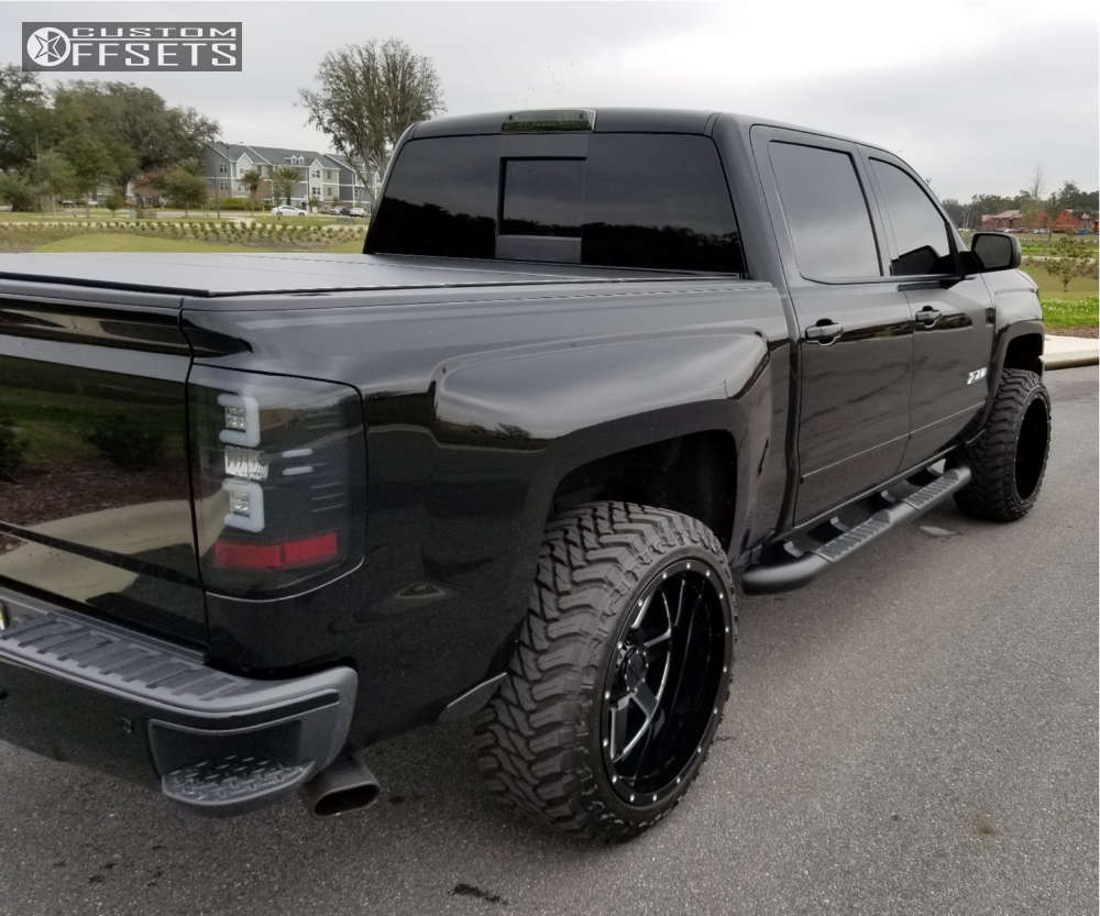 2017 Chevrolet Silverado 1500 with 22x12 -44 Gear Off-Road Big Block and 33/12.5R22 Atturo Trail ...
