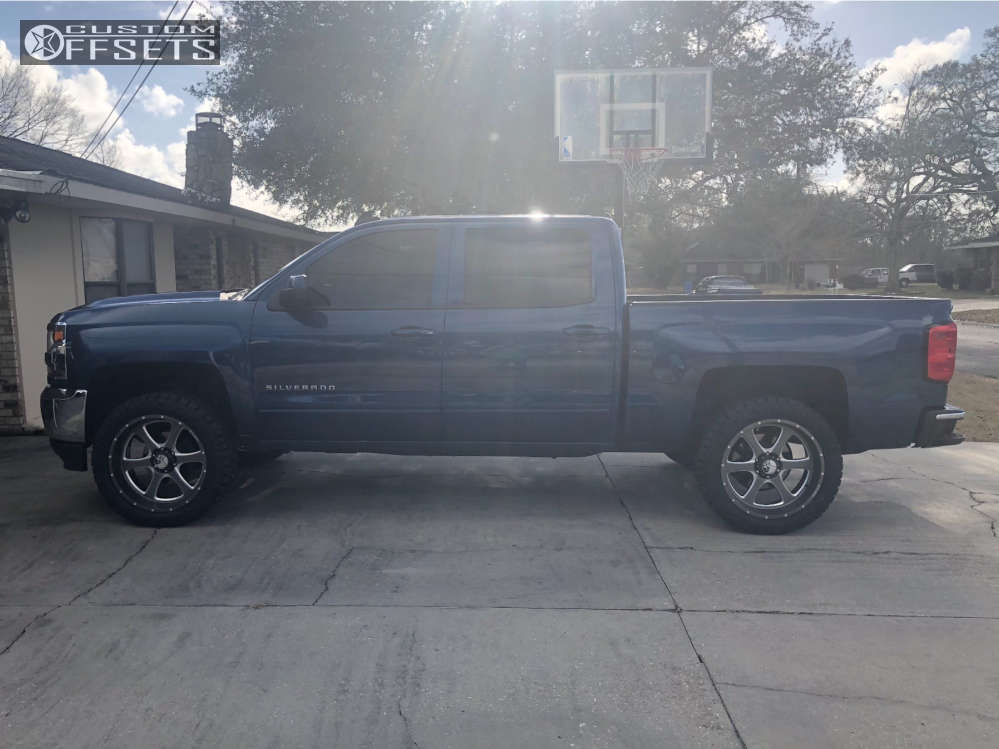 2016 Chevrolet Silverado 1500 with 22x10 -25 Hostile Exile and 33/12 ...