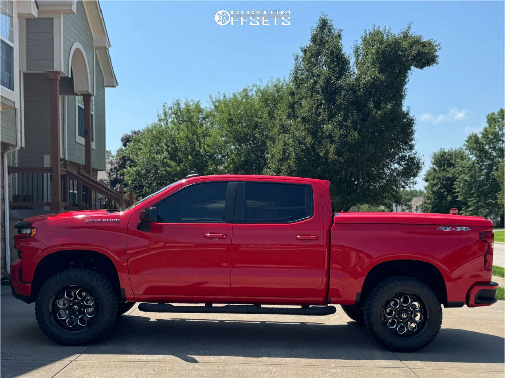 2022 Chevrolet Silverado 1500 LTD with 20x10 -18 Fuel Scepter and 35/12 ...
