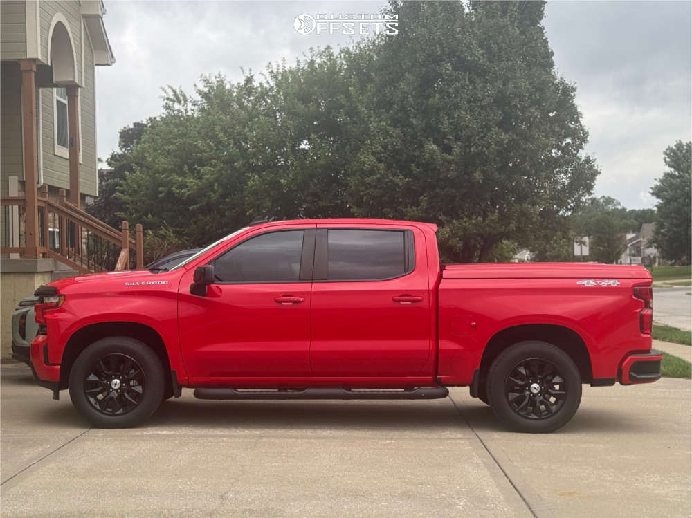 2022 Chevrolet Silverado 1500 LTD with 20x10 -18 Fuel Scepter and 35/12 ...