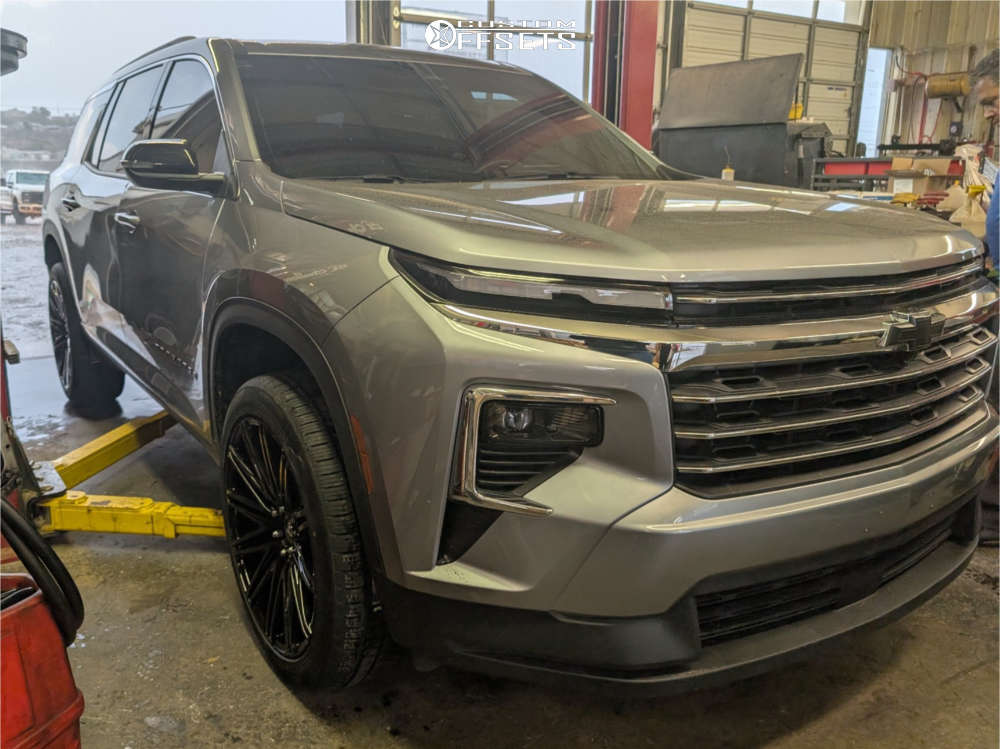 2025 Chevrolet Traverse with 22x9.5 35 Curva C48 and 275/45R22 Atturo ...