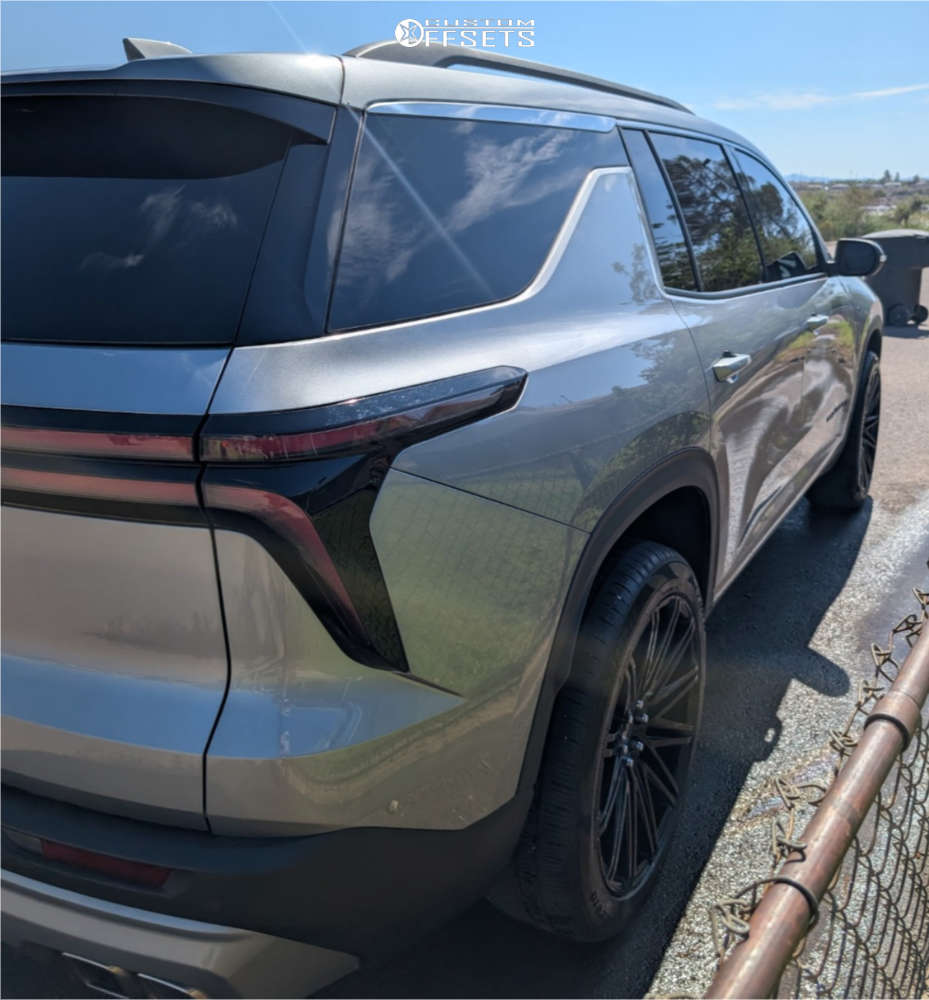 2025 Chevrolet Traverse with 22x9.5 35 Curva C48 and 275/45R22 Atturo ...