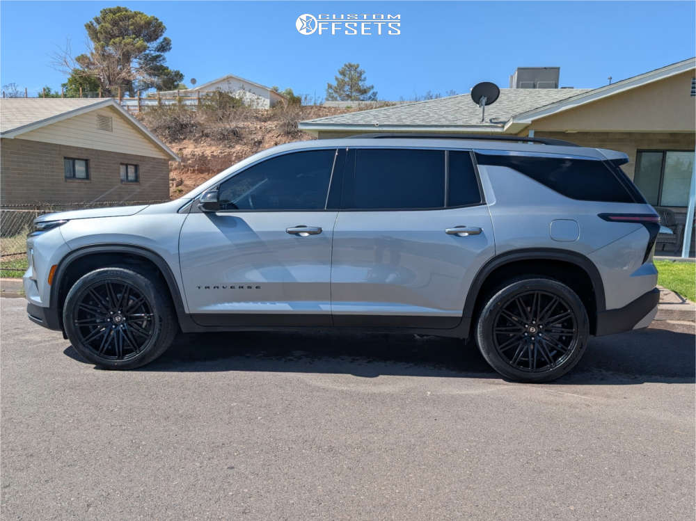 2025 Chevrolet Traverse with 22x9.5 35 Curva C48 and 275/45R22 Atturo ...