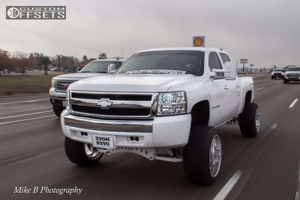 2011 Chevrolet Silverado 1500 with 22x14 -70 American Force ...
