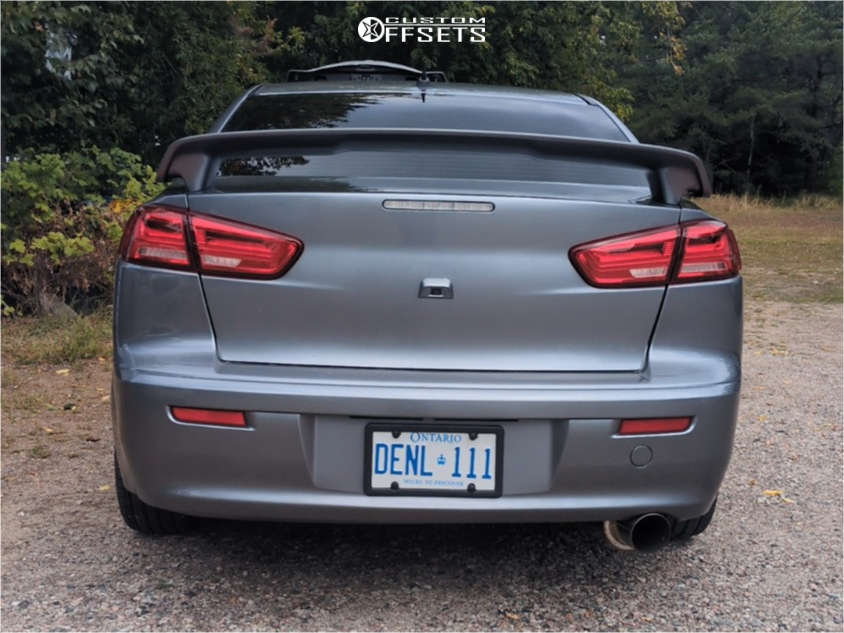 2016 Mitsubishi Lancer with 18x7.5 45 Enkei FD-05 and 215/45R18 Hifly ...