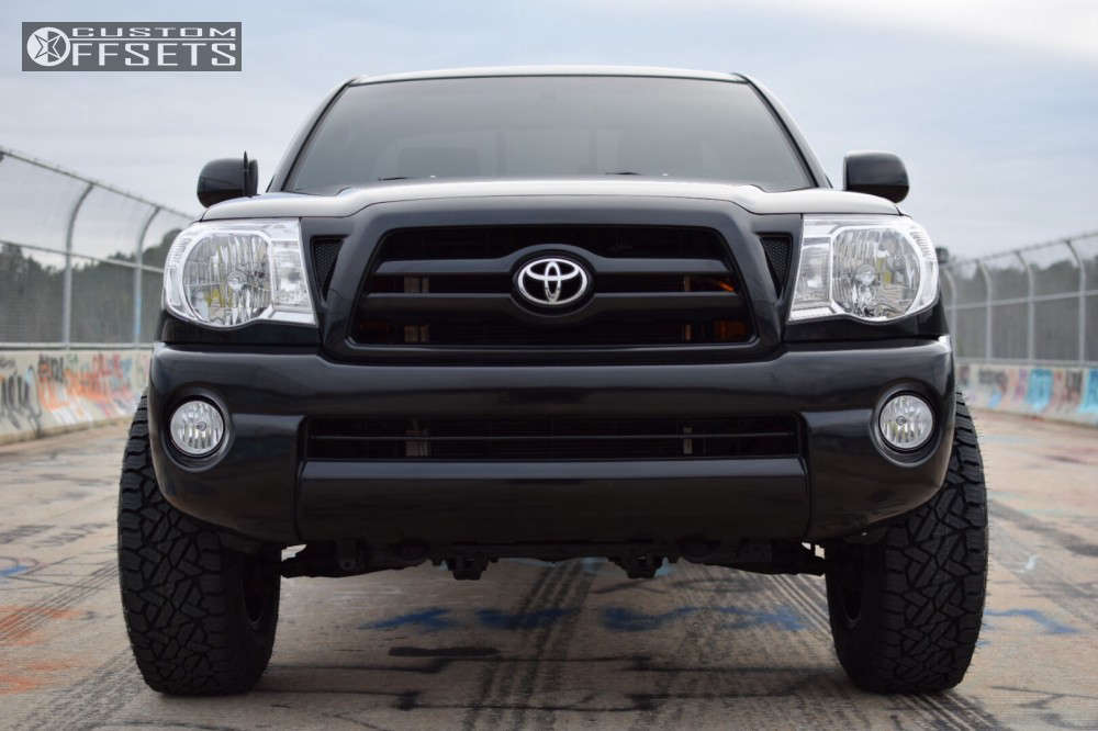 2009 Toyota Tacoma with 17x9 -12 Fuel Vector and 265/70R17 Fuel Gripper ...