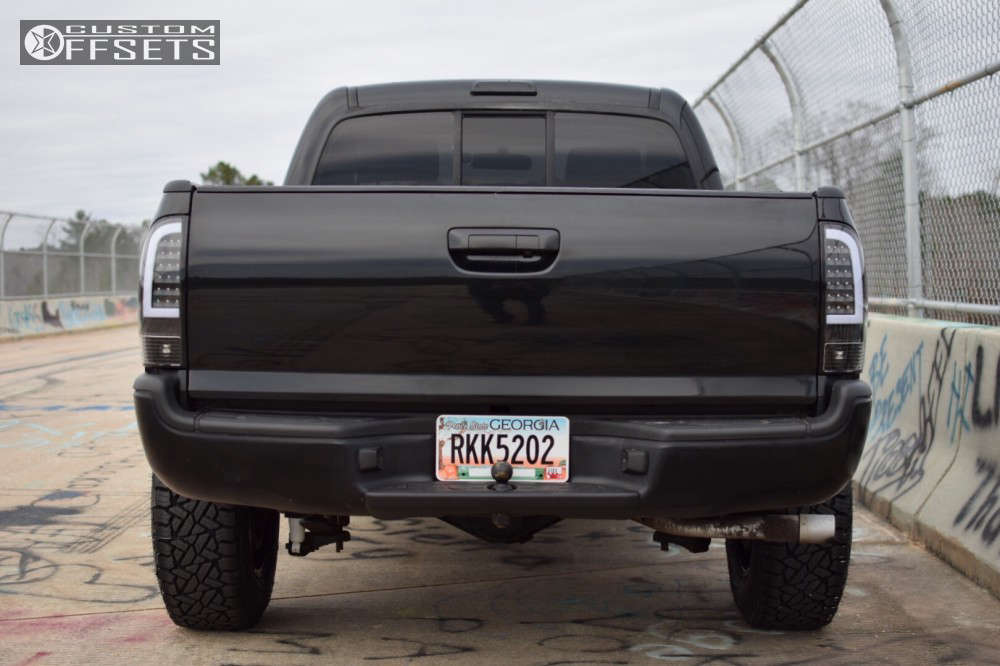 2009 Toyota Tacoma with 17x9 -12 Fuel Vector and 265/70R17 Fuel Gripper ...