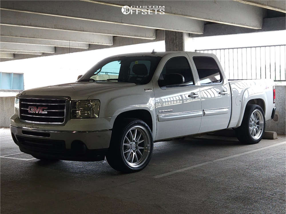 2012 GMC Sierra 1500 with 22x10 -18 RAISED By Method Mr802 and 305 ...