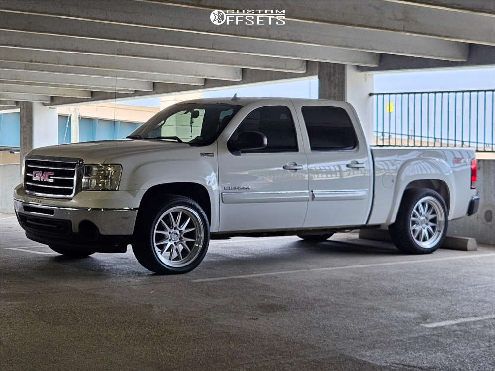 2012 GMC Sierra 1500 with 22x10 -18 RAISED By Method Mr802 and 305 ...