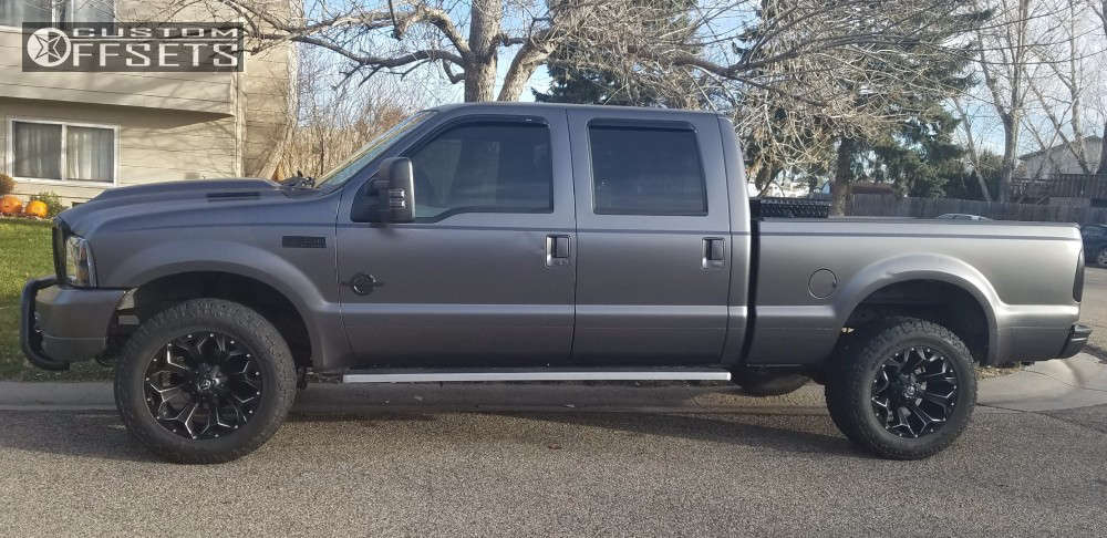 2000 Ford F-350 Super Duty with 20x10 -18 Fuel Assault and 33/60R20 ...